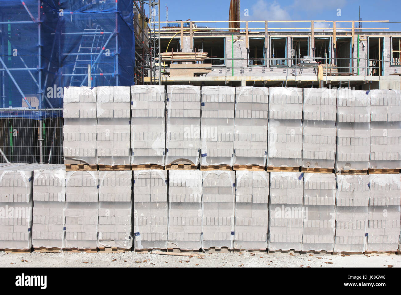 Bricks construction site hi-res stock photography and images - Alamy