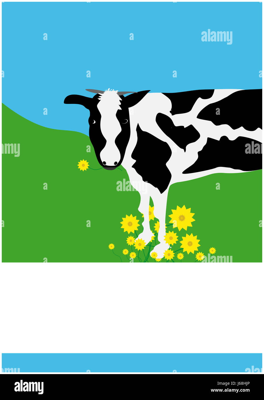 flower flowers plant blossoms cow bleed firmament sky meadow grass lawn ...
