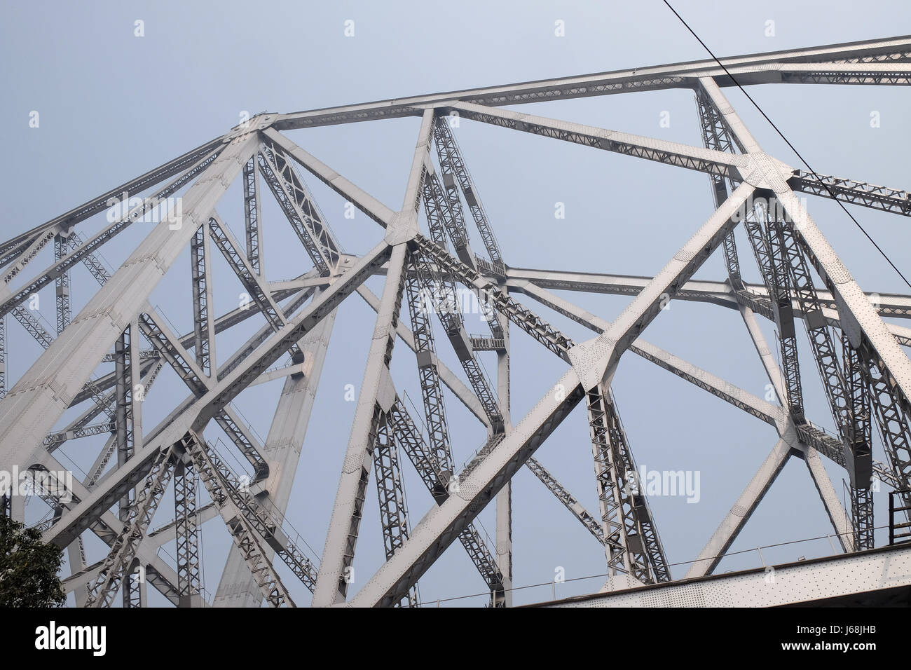 Howrah Bridge now Rabindra Setu over River Hooghly, Kolkata, india ...