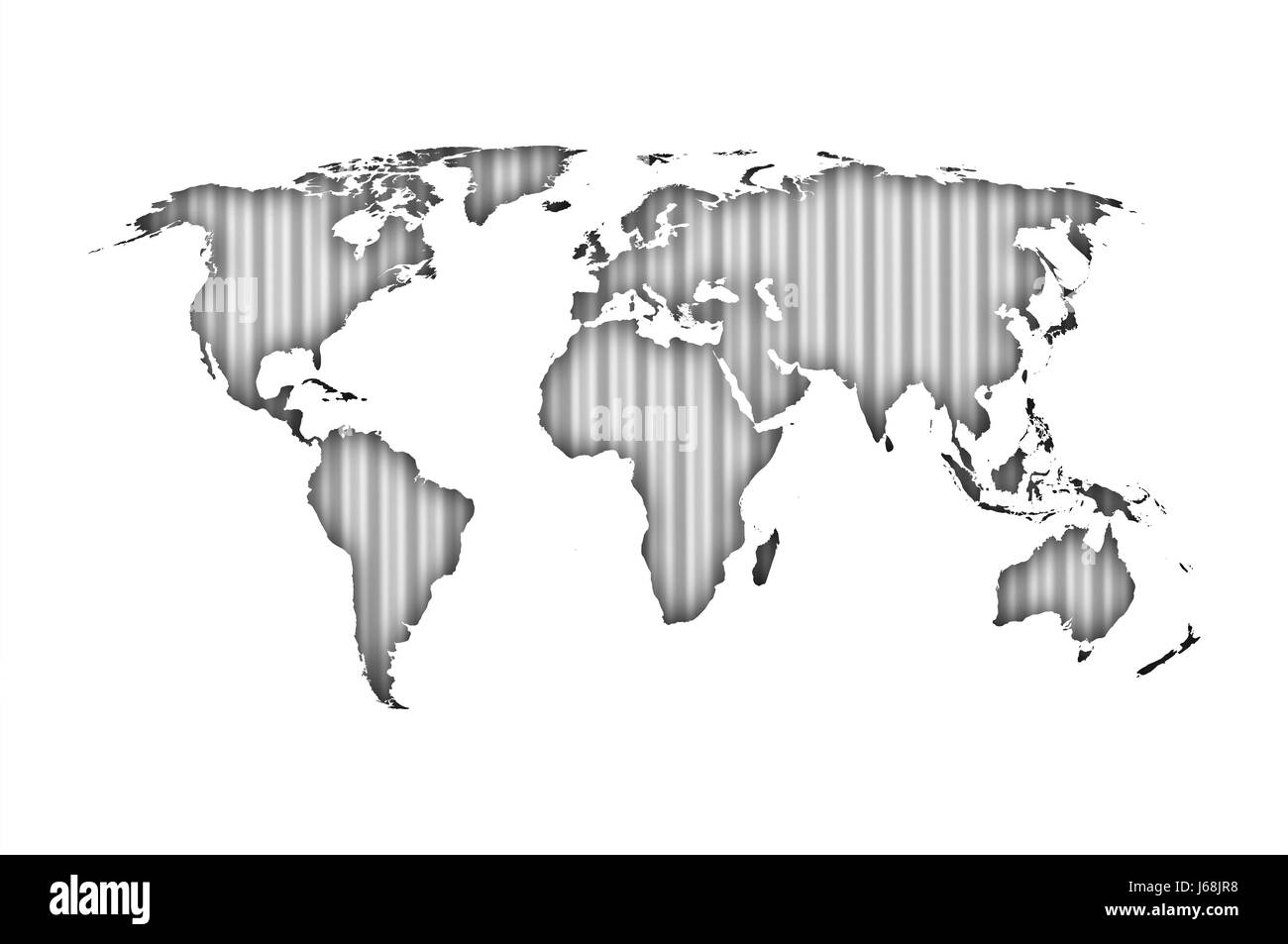 World map on sheet metal hi-res stock photography and images - Alamy