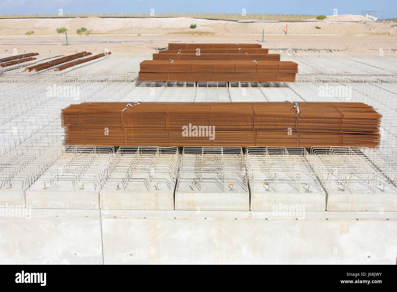 concrete works at building site Stock Photo - Alamy