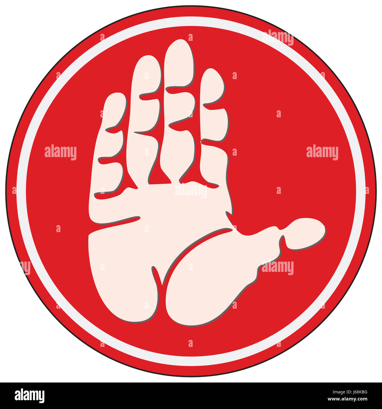 sign signal illustration shape hand signal stop shapes sign signal ...