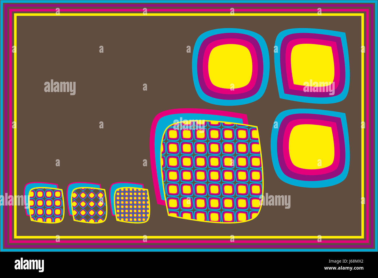 art illustration abstract retro pattern backdrop background design ...