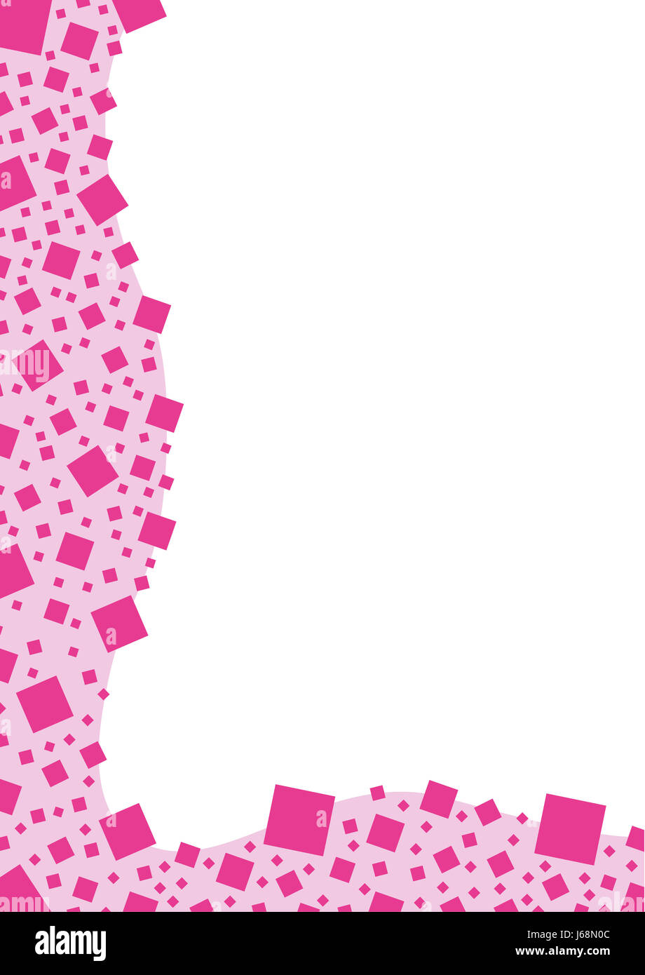 border pink with violet squares Stock Photo - Alamy