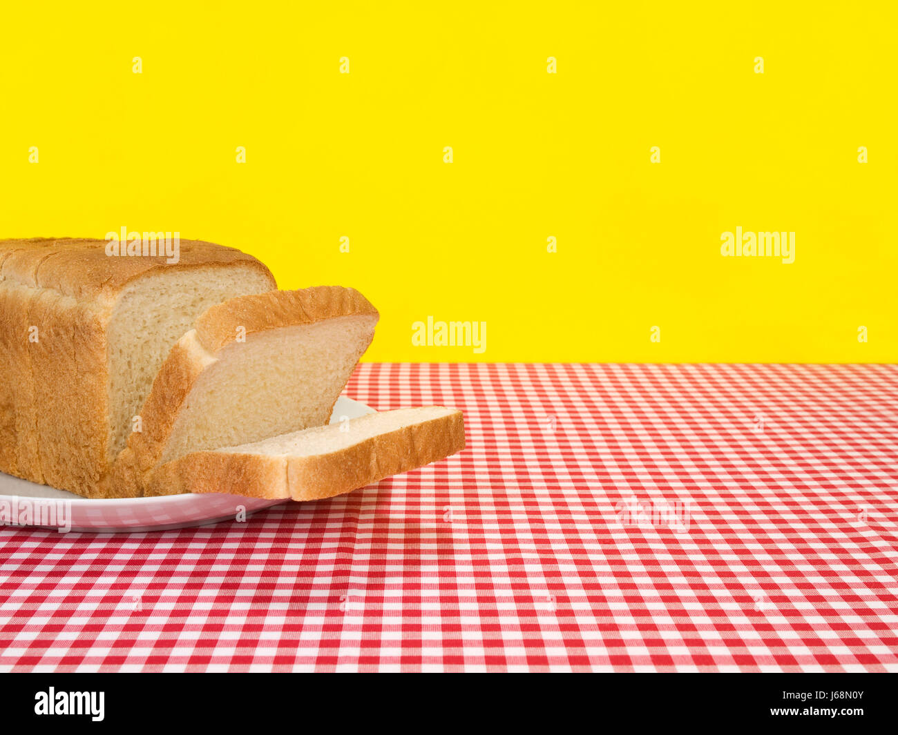 bread slice loaf white red yellow grating grate grid grille food ...