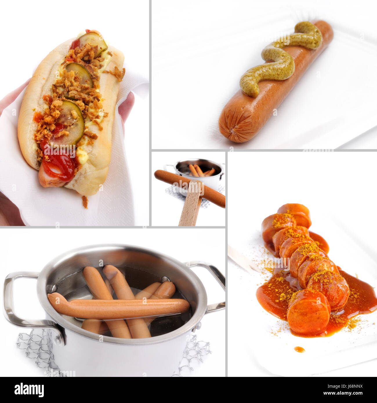 Hot dog variations hi-res stock photography and images - Alamy