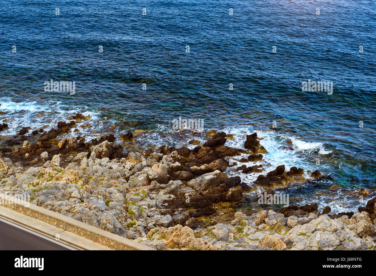 Raging waves on sea beach hi-res stock photography and images - Alamy