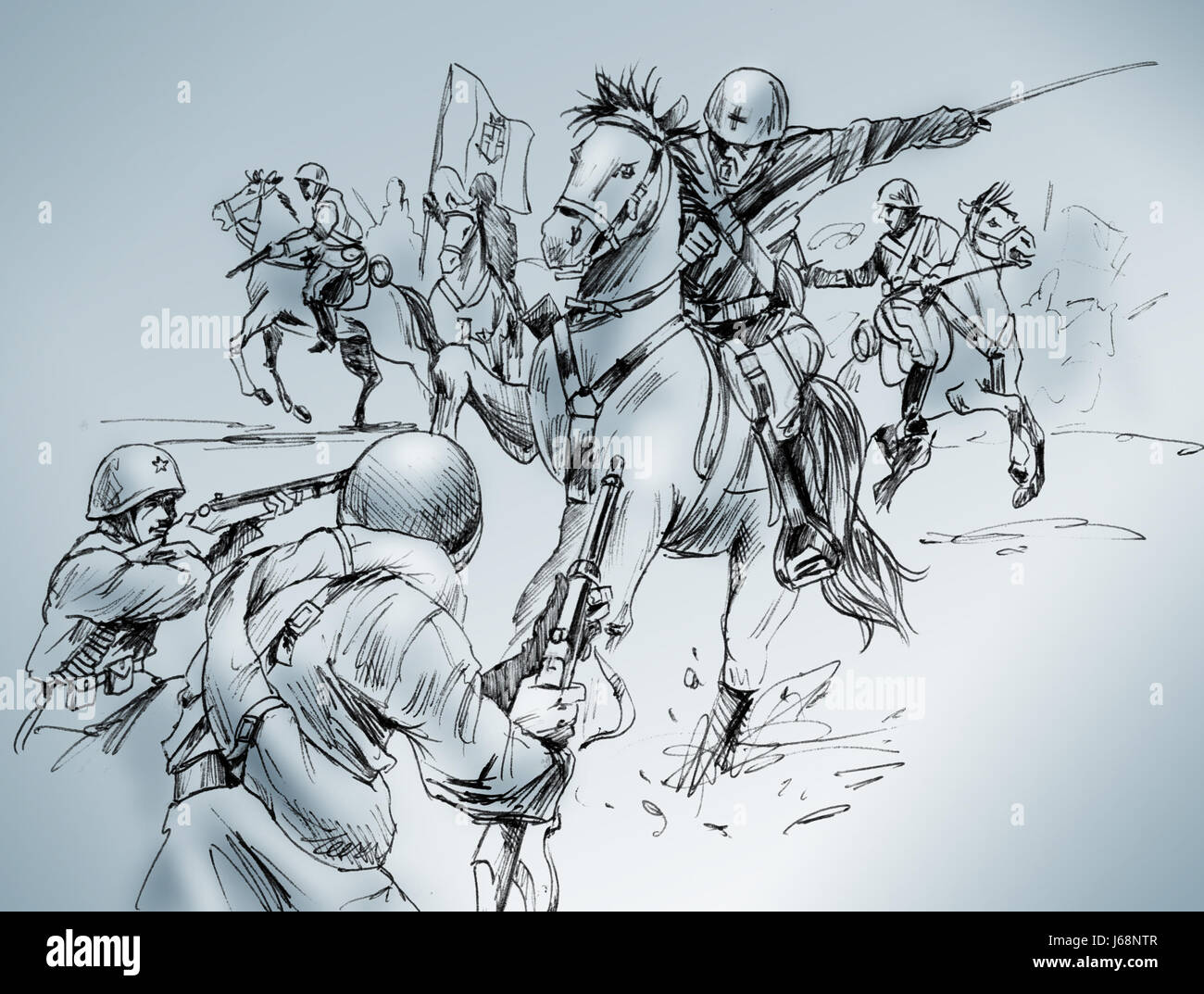 Cavalry horse hi-res stock photography and images - Alamy