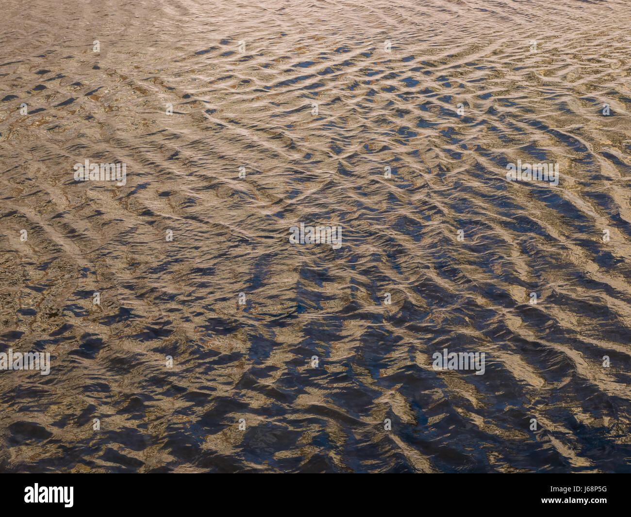 Waves on the surface of a river Stock Photo - Alamy