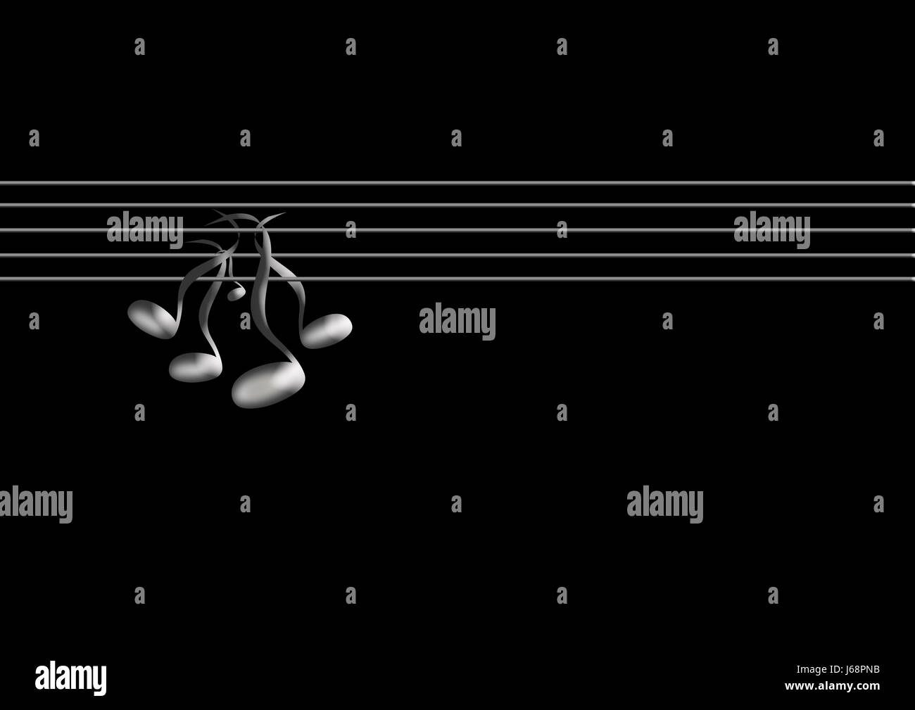 Dancing musical notes hi-res stock photography and images - Alamy