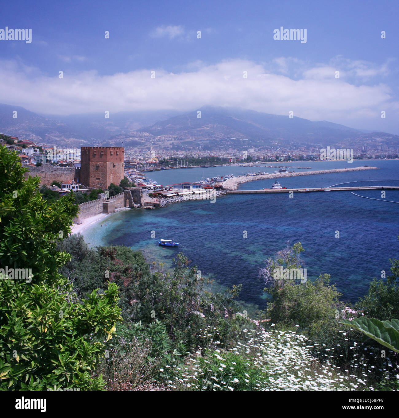 travel asia turkey salt water sea ocean water nature tower travel ...