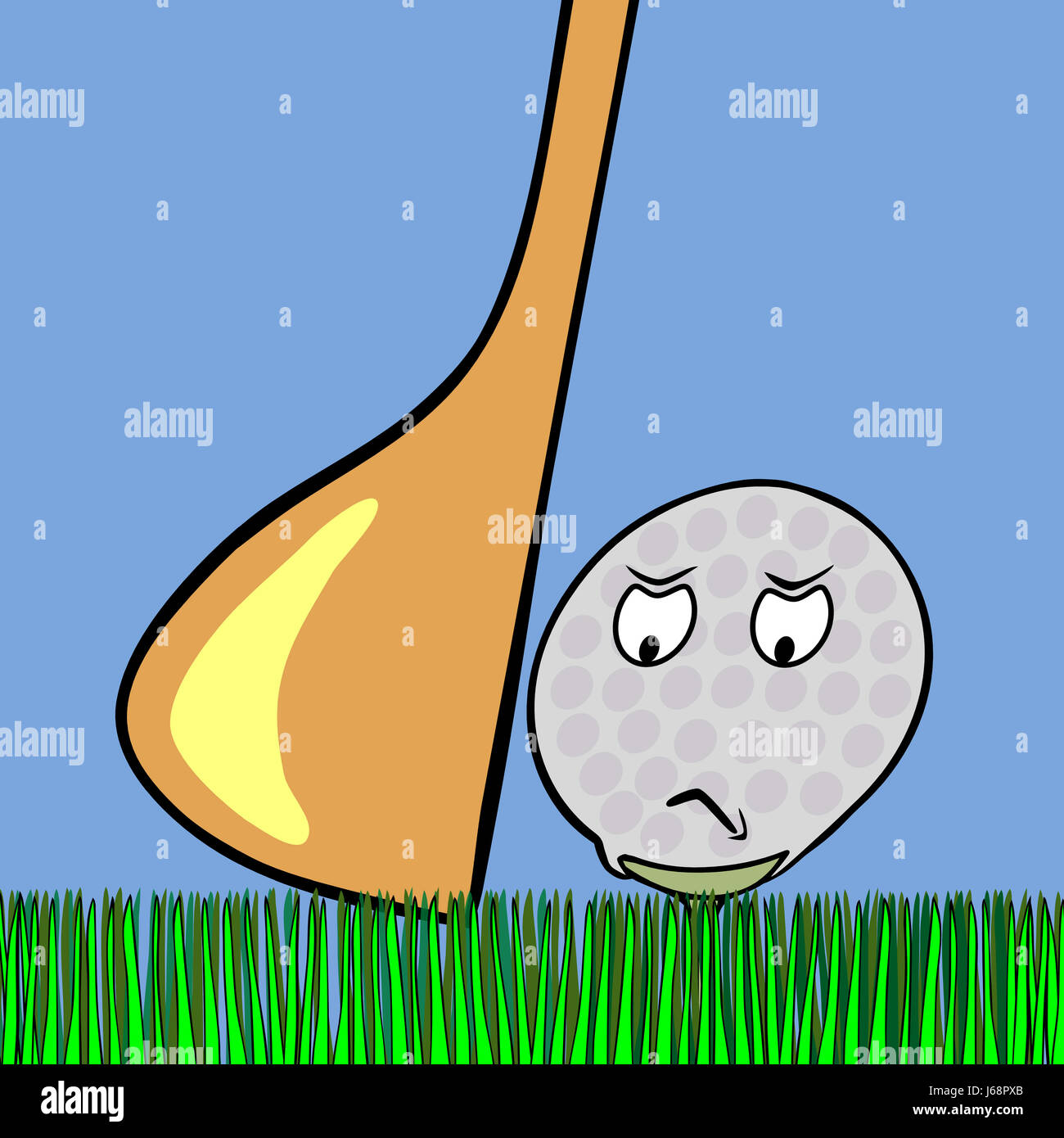 Angry golfer hi-res stock photography and images - Alamy