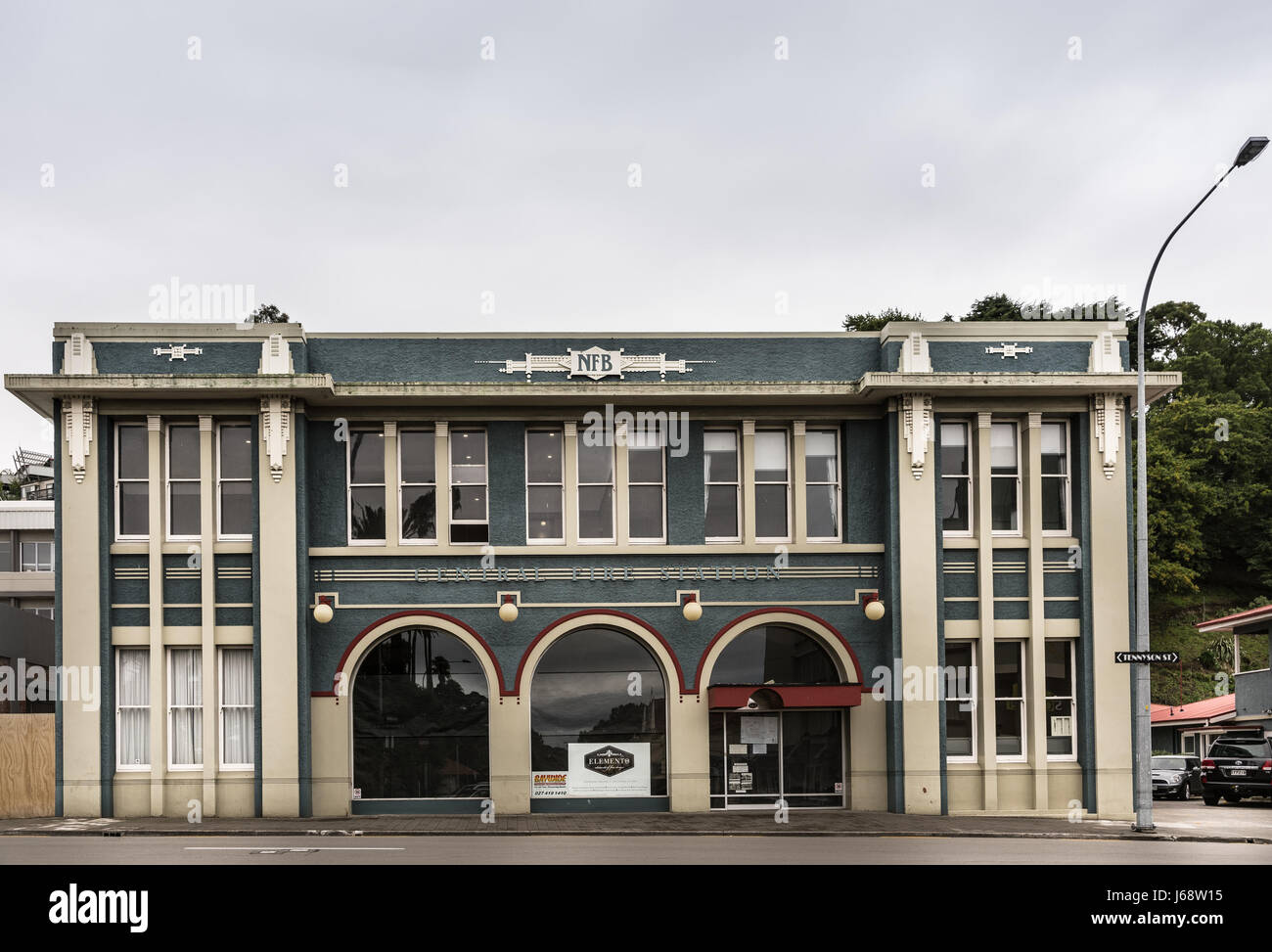 Napier, New Zealand - March 9, 2017: Historic Union Fire Station is a ...