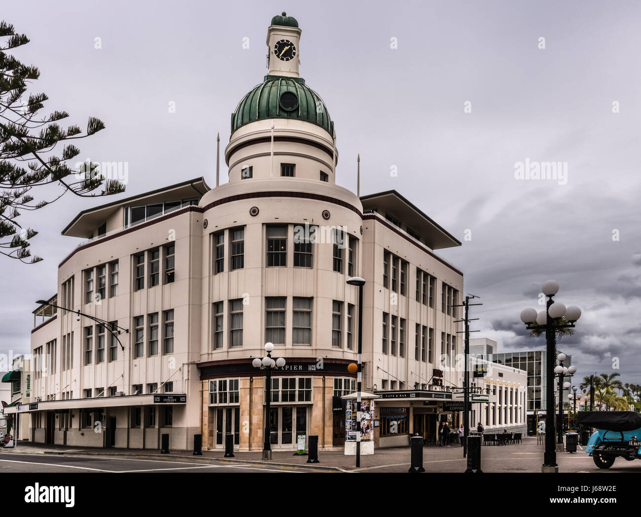 Napier, New Zealand - March 9, 2017: Lone Star office building with ...