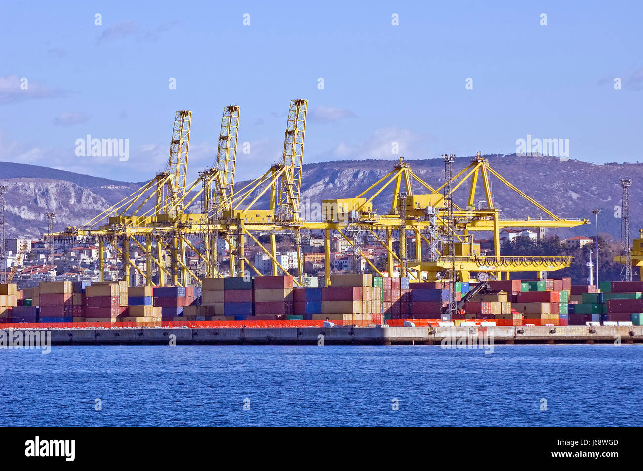 transport shipment cargo salt water sea ocean water container ...