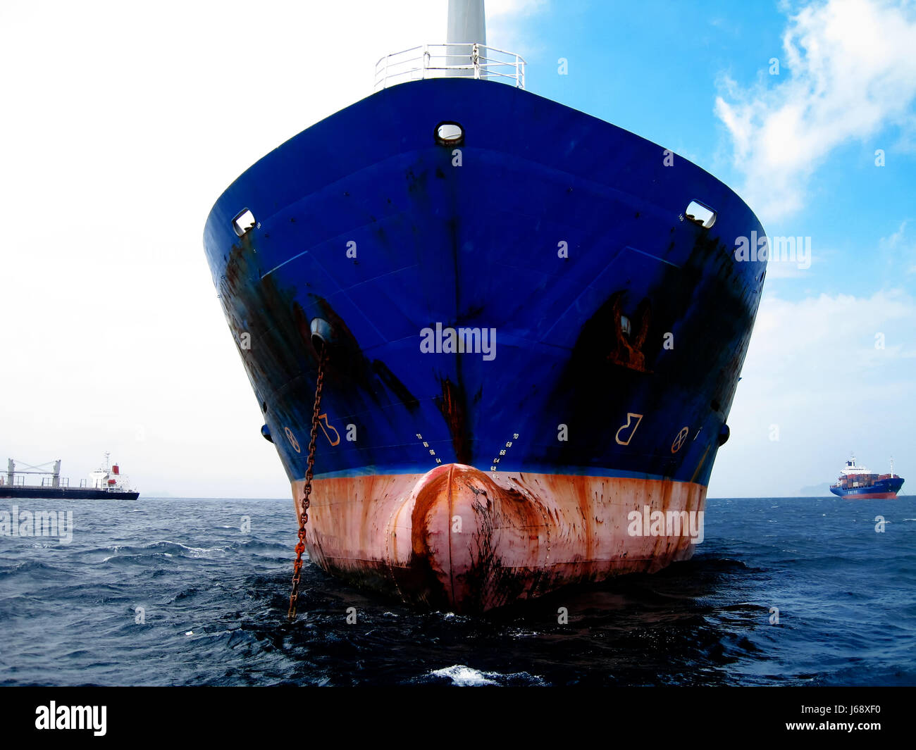 blue container ship harbor logistics harbours import export cargo ship ...