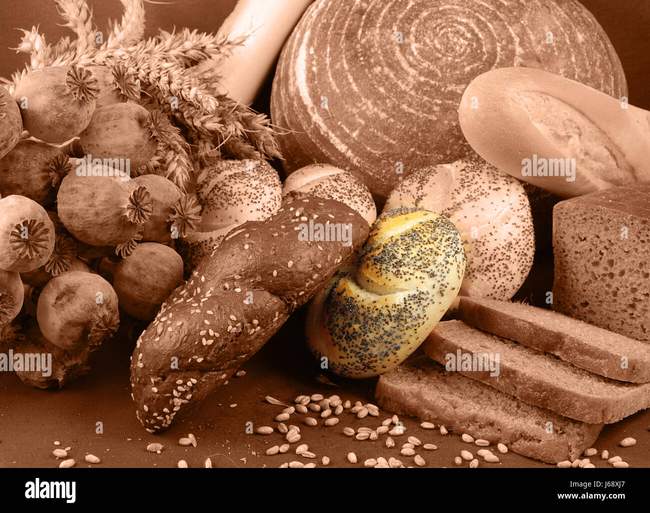 bread pastry roll kaiser bakery bakeshop backery cereals slice still ...