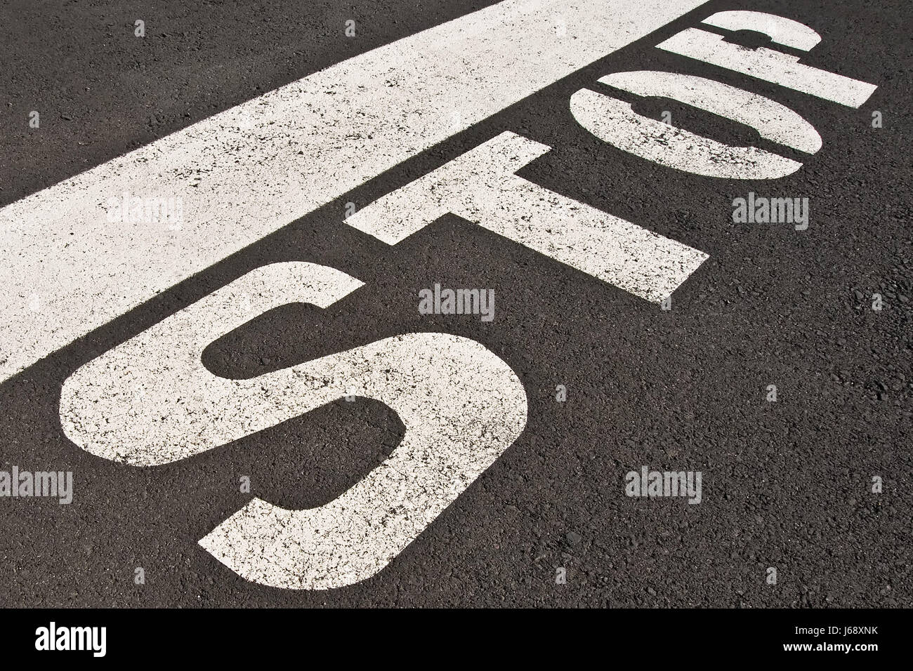 sign signal pavement asphalt outdoor stop stops aborting road street ...