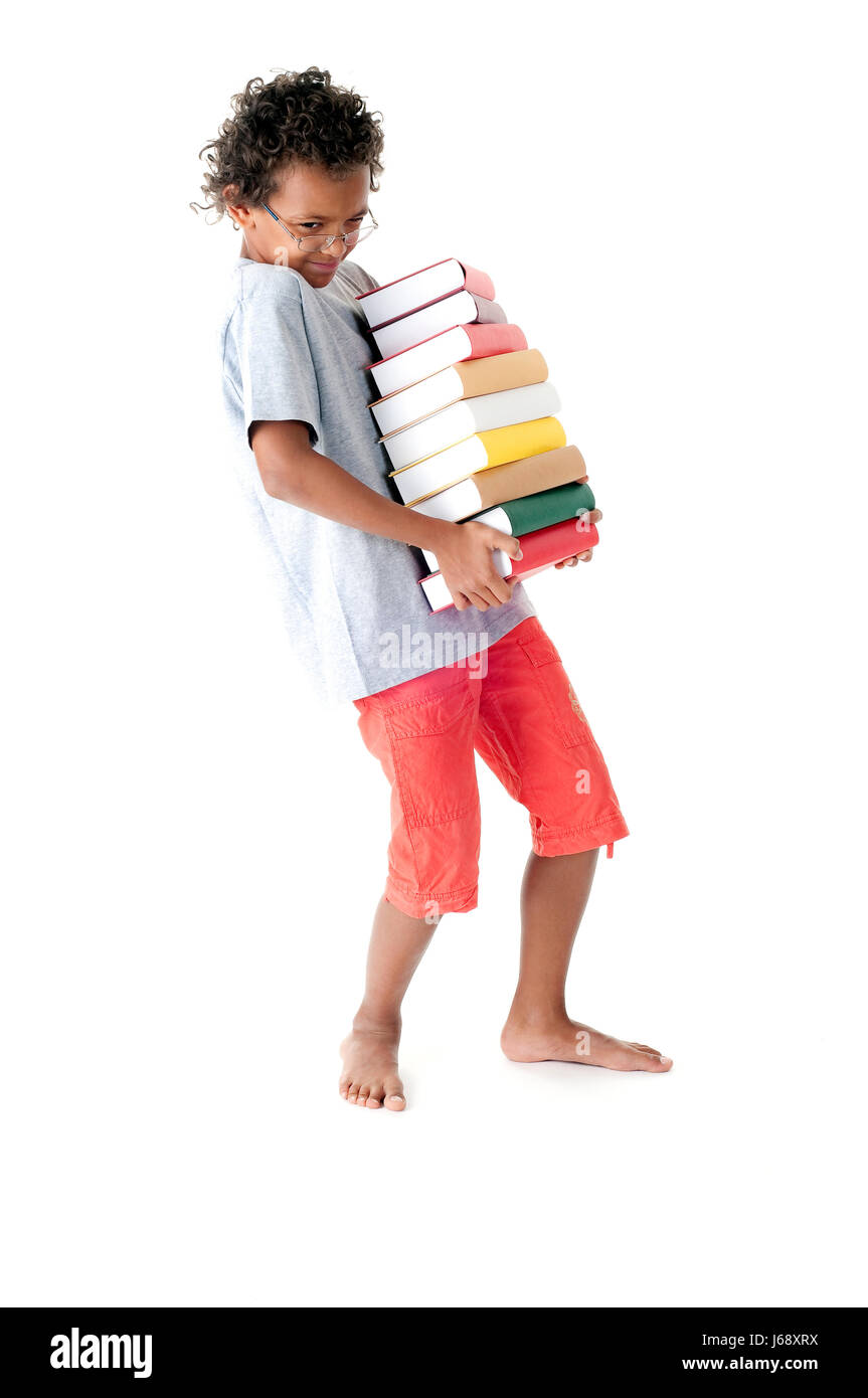 boy with books Stock Photo - Alamy