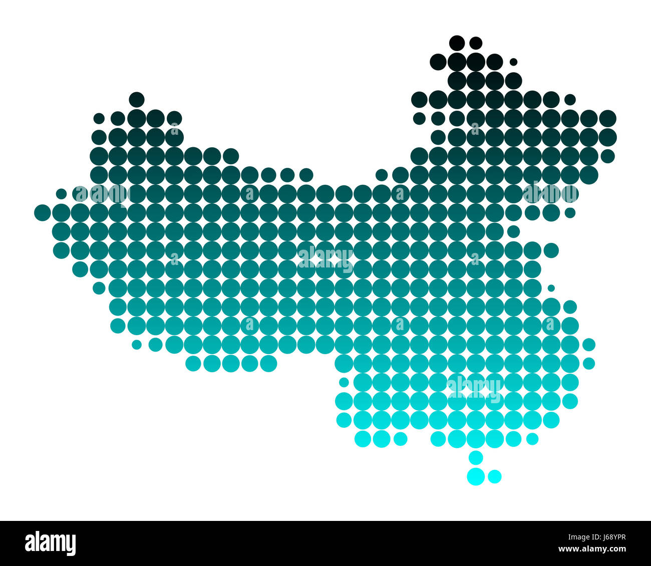 asia circle card dot geography complete perfect atlas map of the world ...