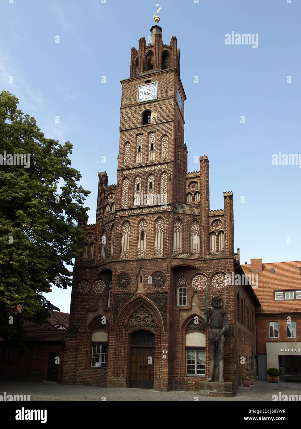 brandenburg town hall administration public statue brandenburg town ...
