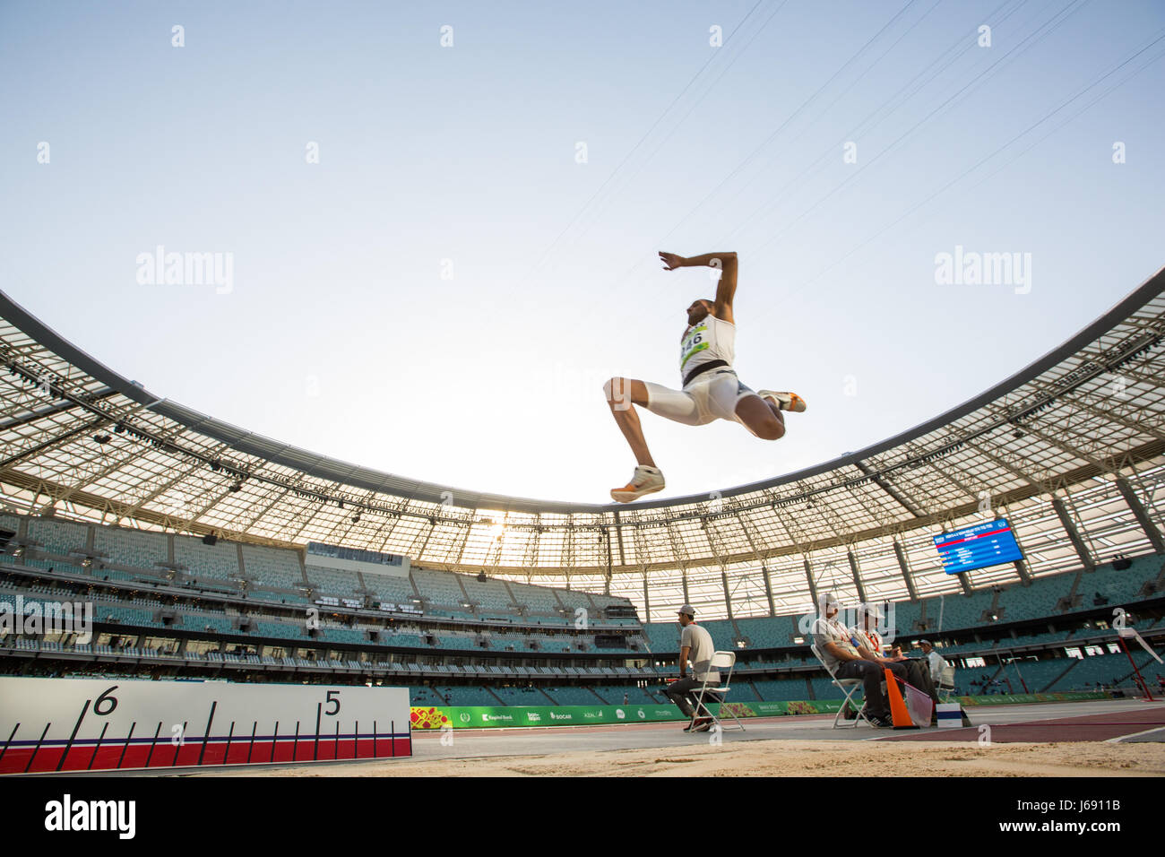 Baku, Azerbaijan. 19th May, 2017. Yahya Berrabah of Morocco competes in ...