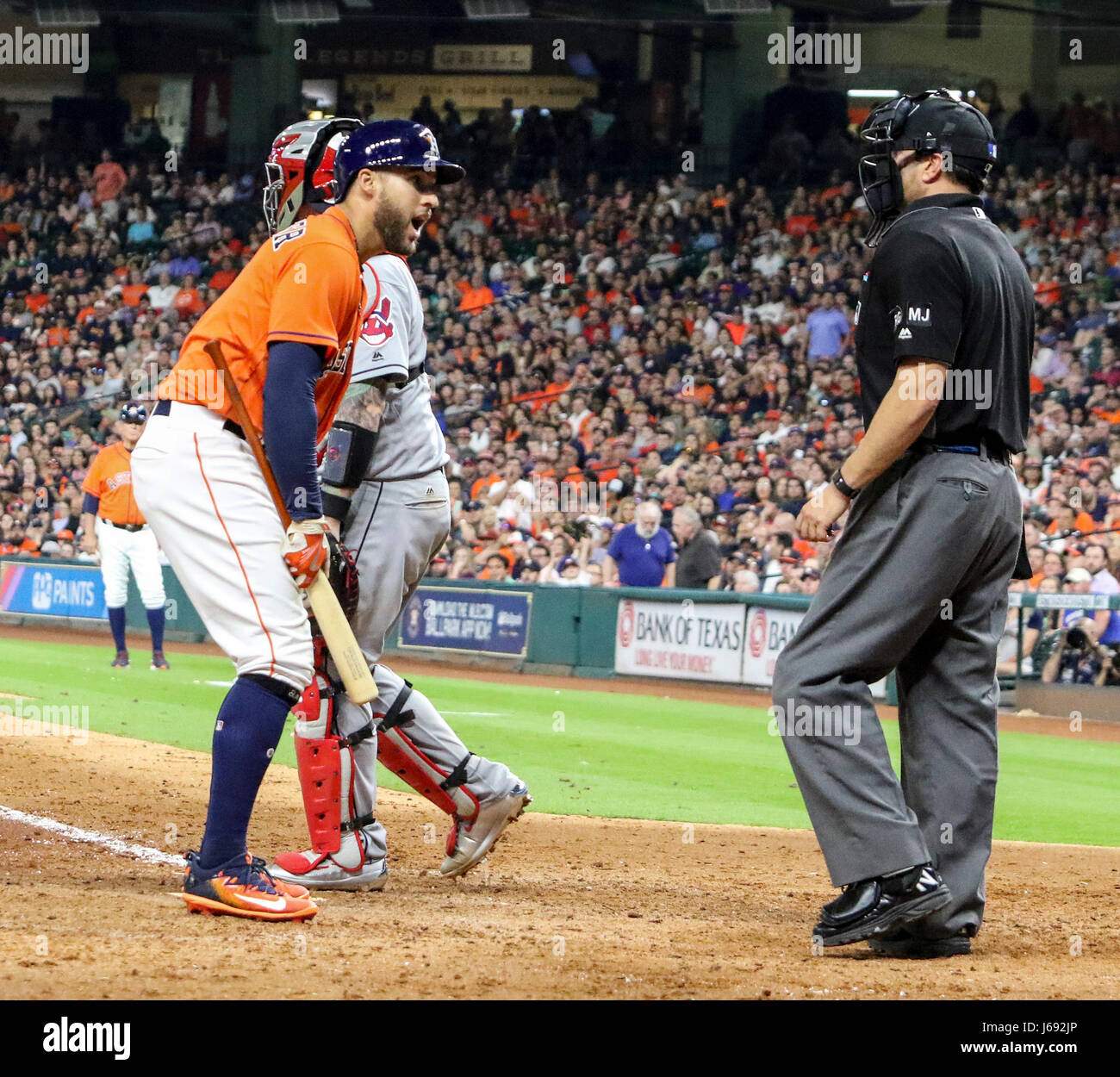 Houston, TX, USA. 19th May, 2017. Houston Astros center fielder George ...