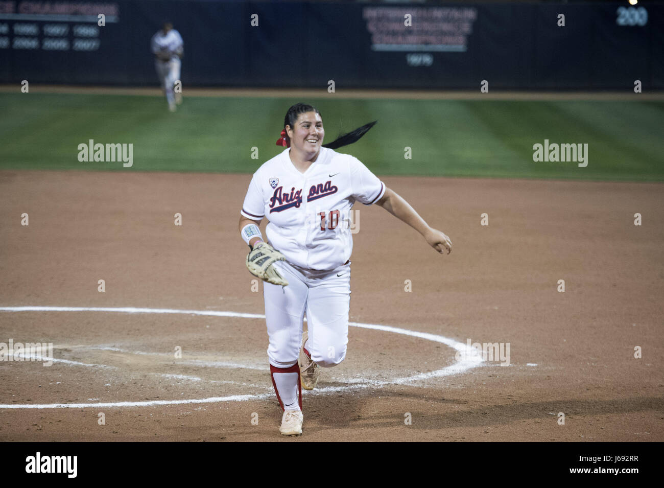 Tucson, Arizona, USA. 19th May, 2017. Arizona's TAYLOR MCQUILLIN (18 ...
