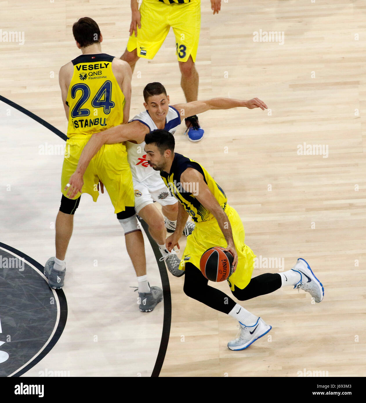 Fenerbahce's ,Real Madrid's during their Final Four Euroleague ...