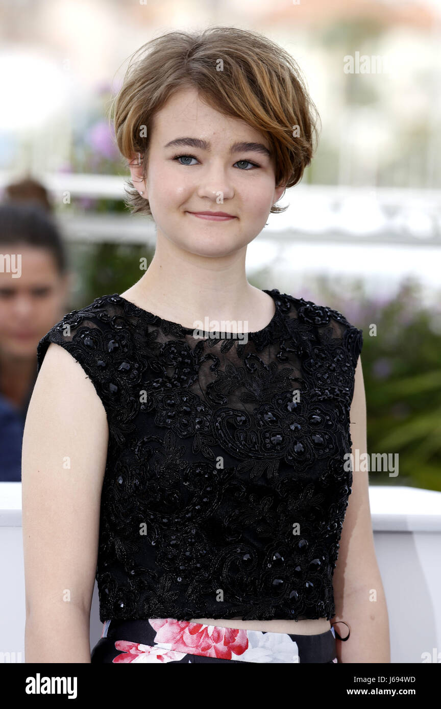 Cannes, Frankreich. 18th May, 2017. Millicent Simmonds at the ...