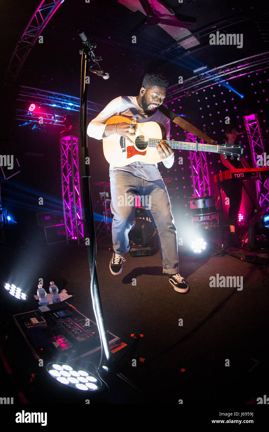 Milan Italy. 19th May 2017. The English singer-songwriter JAKE ISAAC ...