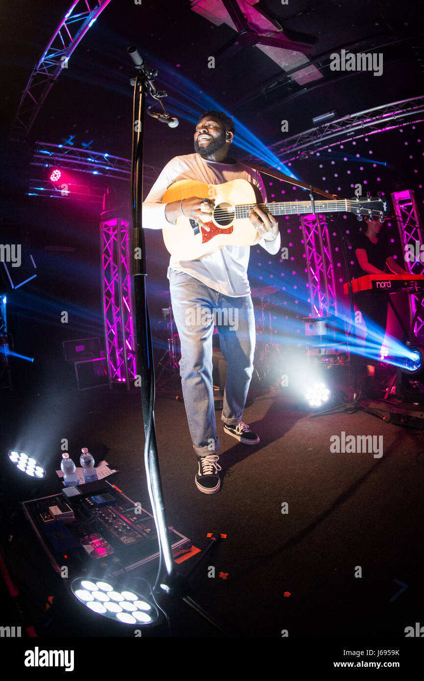 Milan Italy. 19th May 2017. The English singer-songwriter JAKE ISAAC ...