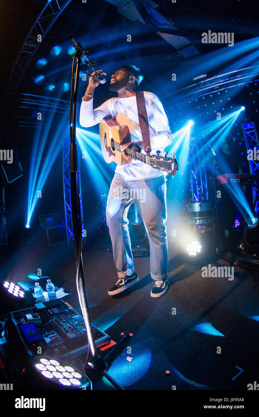 Milan Italy. 19th May 2017. The English singer-songwriter JAKE ISAAC ...