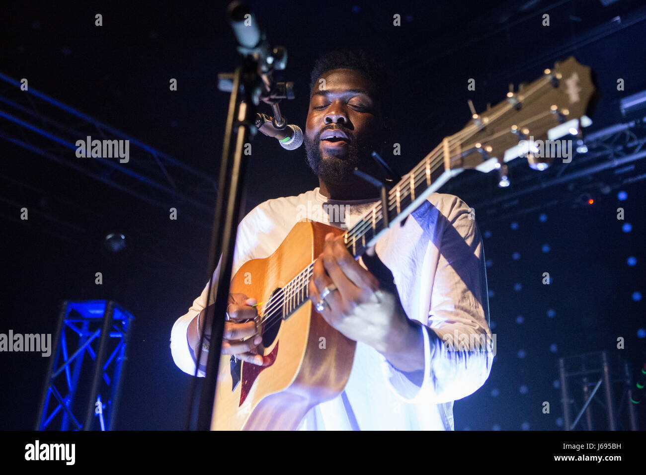 Milan Italy. 19th May 2017. The English singer-songwriter JAKE ISAAC ...
