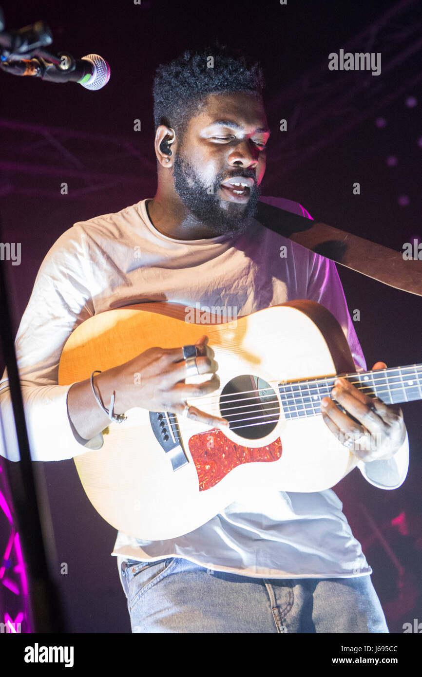Milan Italy. 19th May 2017. The English singer-songwriter JAKE ISAAC ...