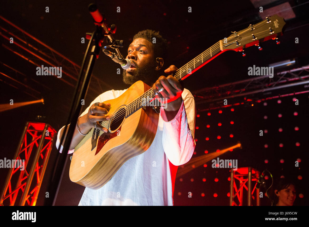 Milan Italy. 19th May 2017. The English singer-songwriter JAKE ISAAC ...