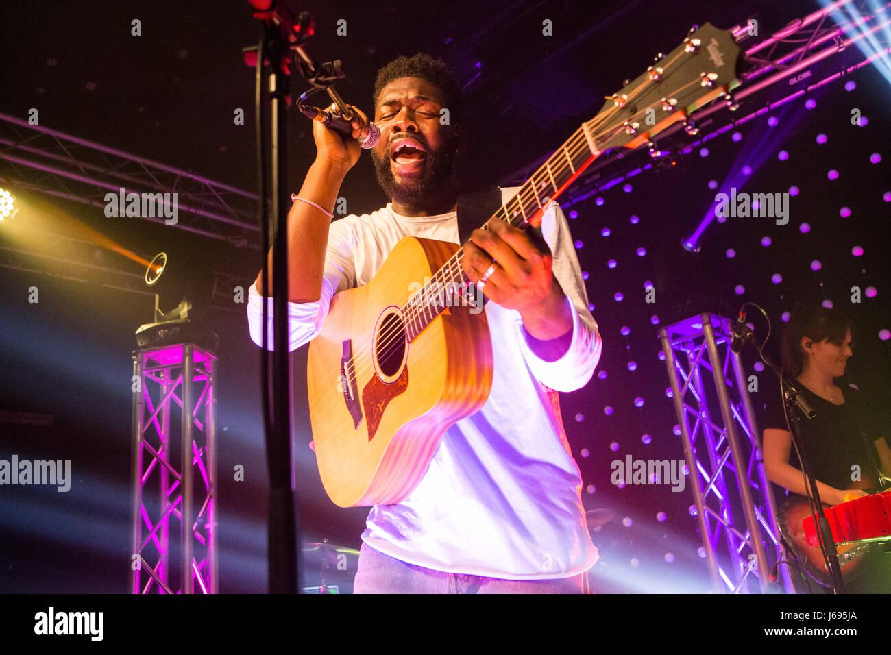 Milan Italy. 19th May 2017. The English singer-songwriter JAKE ISAAC ...