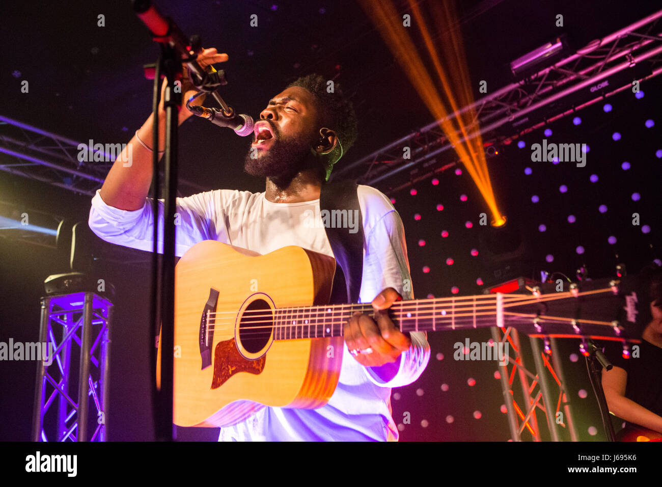 Milan Italy. 19th May 2017. The English singer-songwriter JAKE ISAAC ...