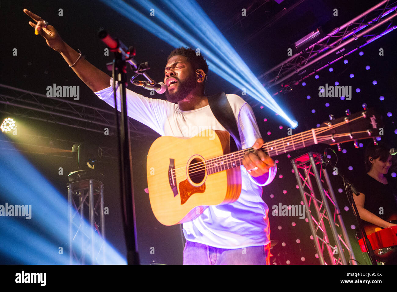 Milan Italy. 19th May 2017. The English singer-songwriter JAKE ISAAC ...