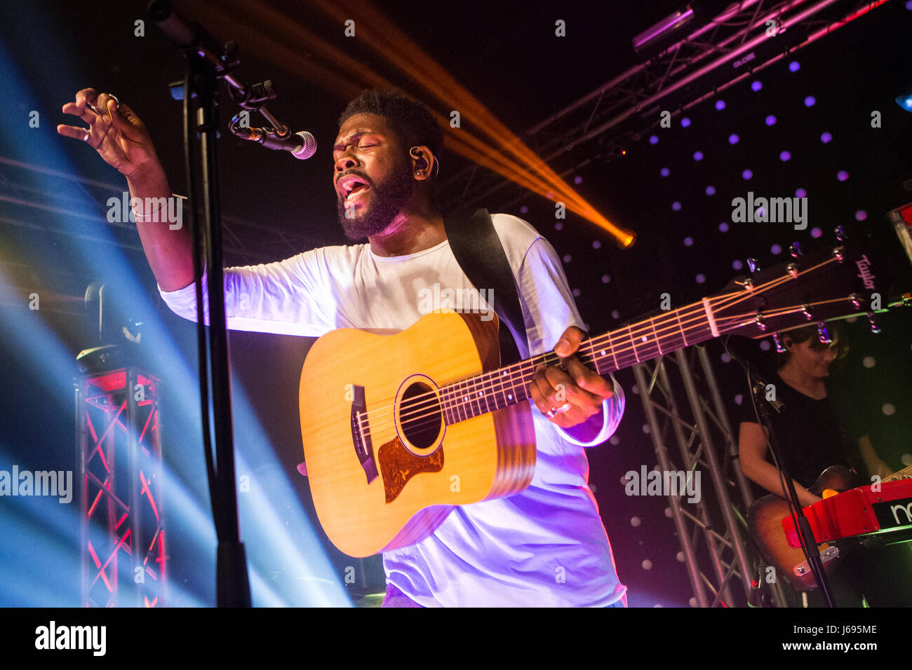 Milan Italy. 19th May 2017. The English singer-songwriter JAKE ISAAC ...