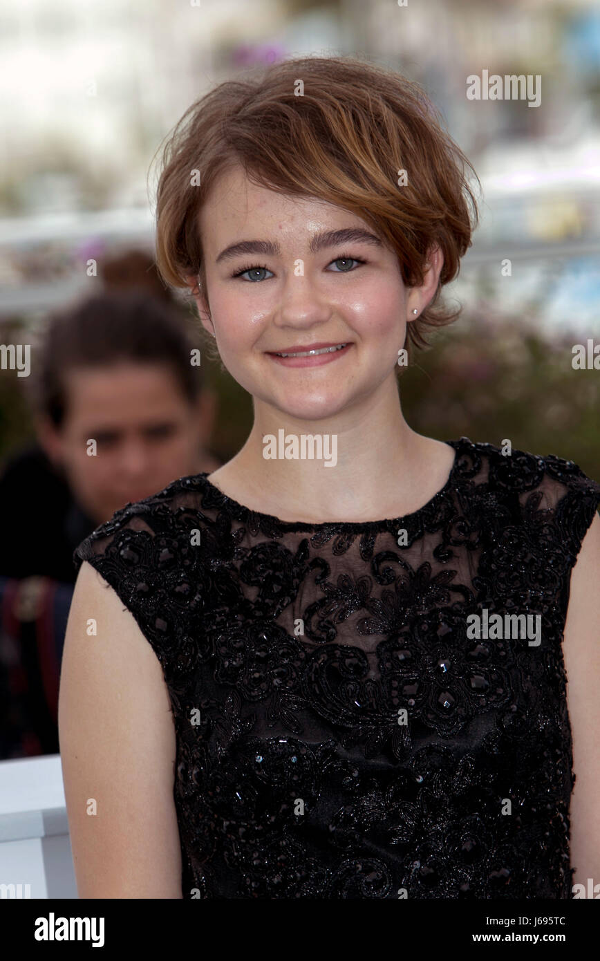 Cannes, France. 18th May, 2017. Actress Millicent Simmonds attends the photocall of Wonderstruck ...