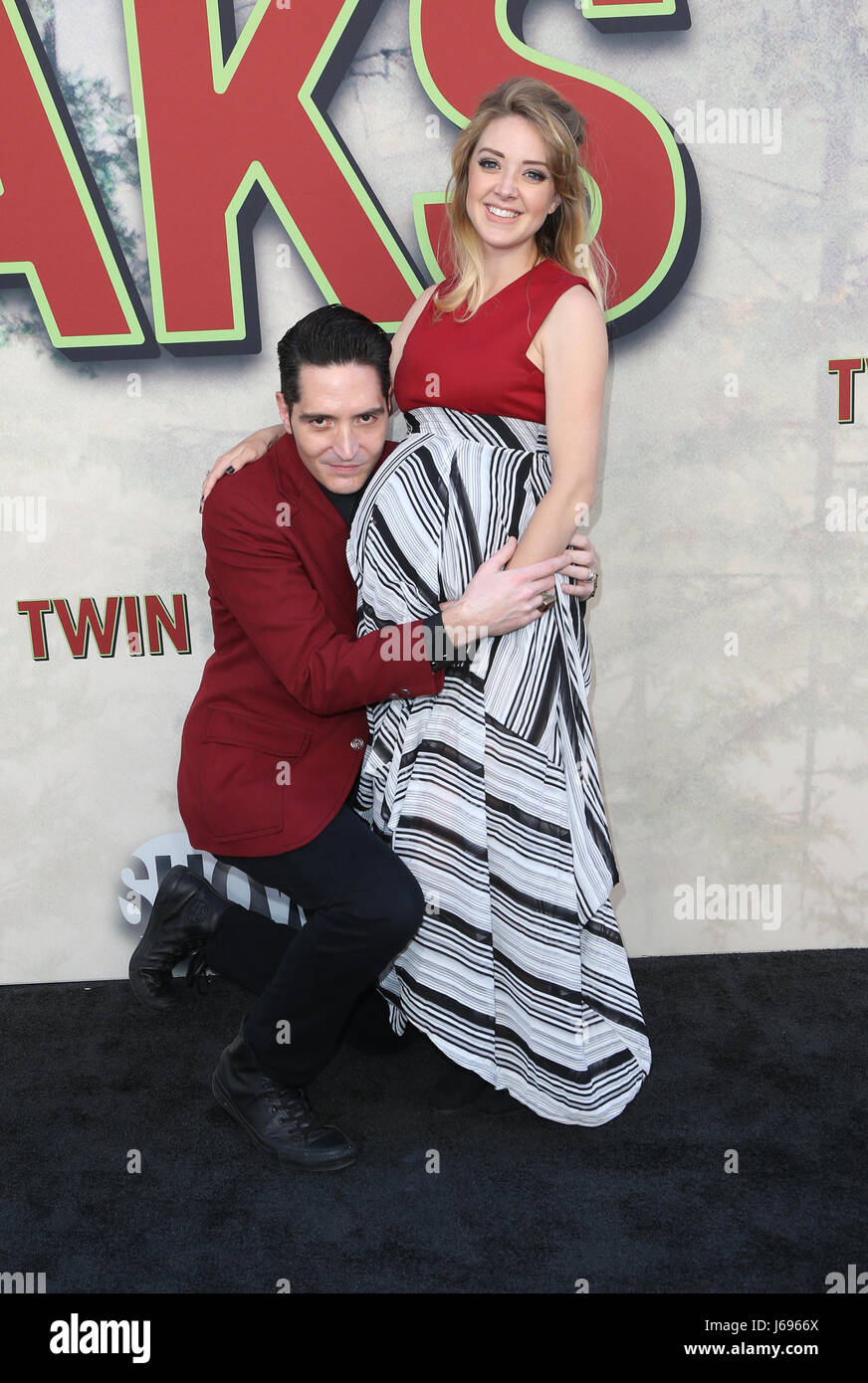 Los Angeles, Ca, USA. 19th May, 2017. David Dastmalchian, Wife, At ...