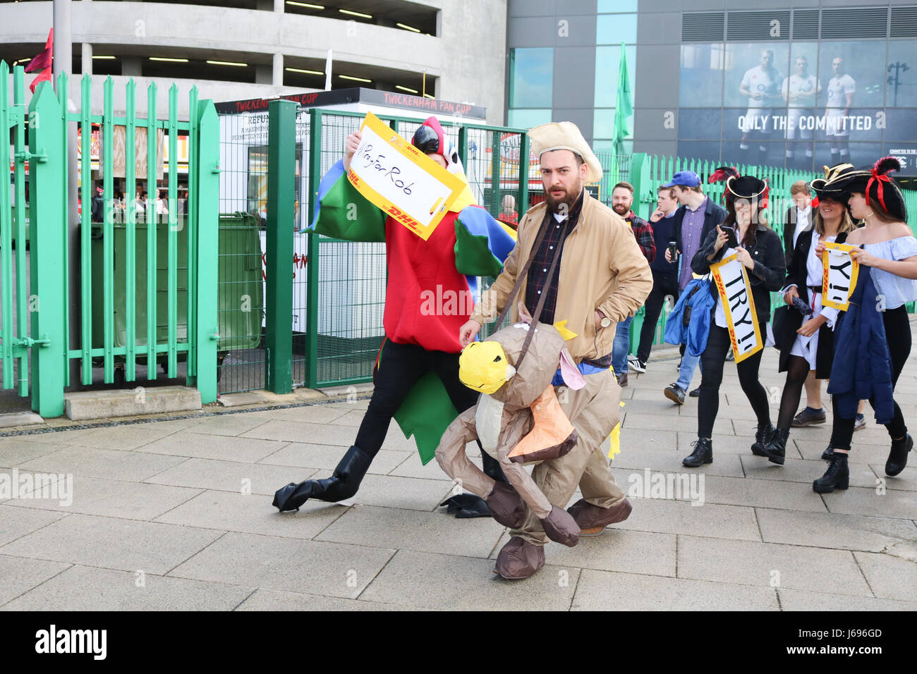 London, UK. 20th May 2017. Fans dress up in fancy dress costumes for ...