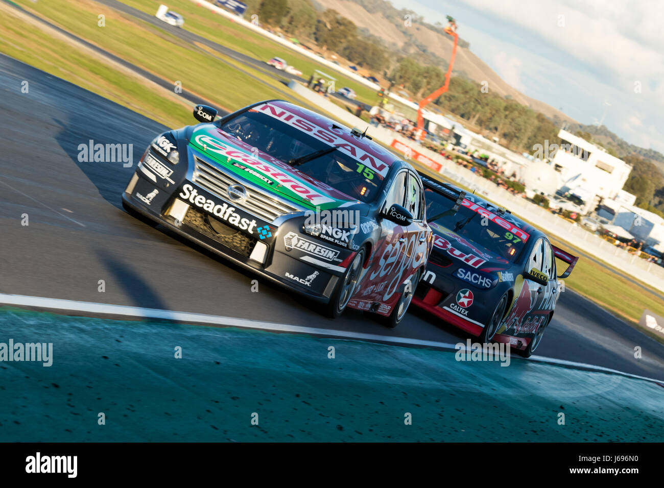 Melbourne, Australia. 20th May, 2017. Rick Kelly 15 driving for Nissan ...