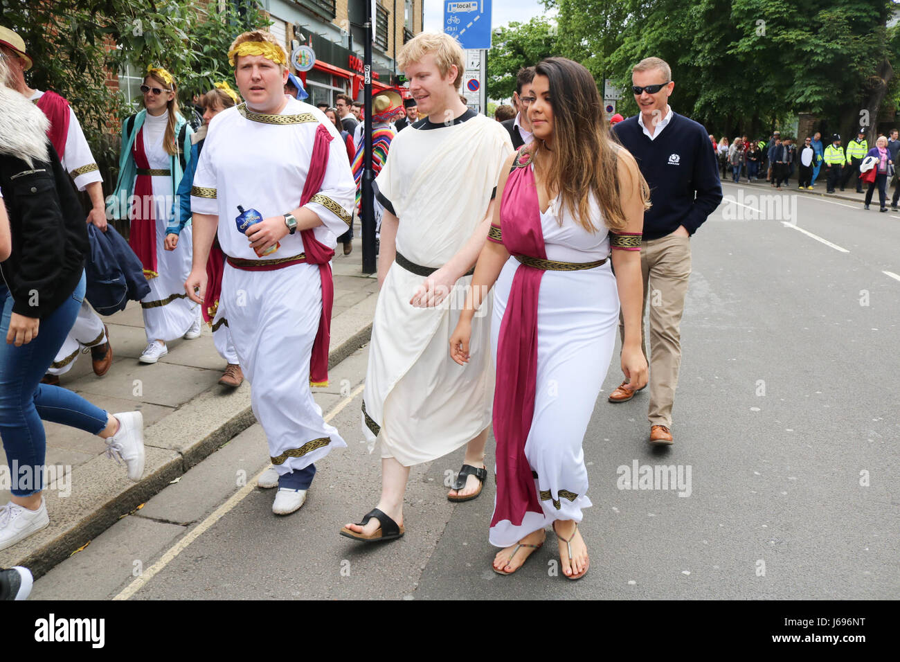London, UK. 20th May 2017. Fans dress up in fancy dress costumes for ...