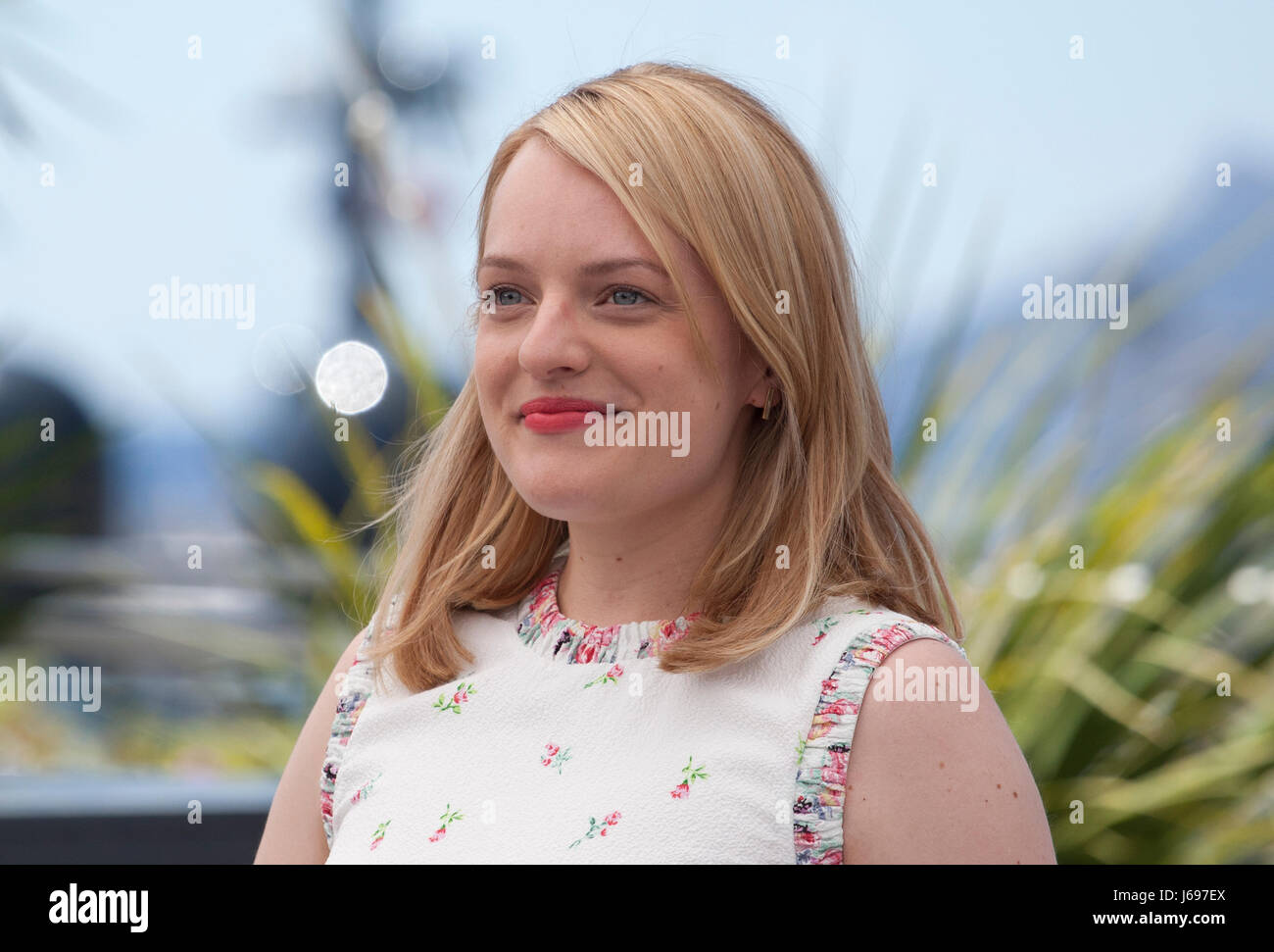 Cannes, France. 20th May, 2017. Actress Elisabeth Moss at the The ...
