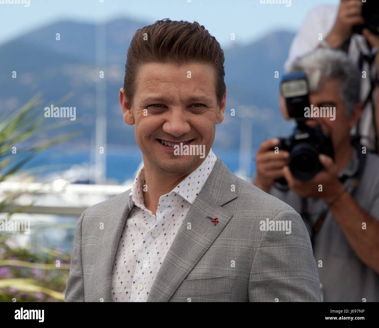 Cannes, France. 20th May, 2017. Actor Jeremy Renner at the Wind River ...