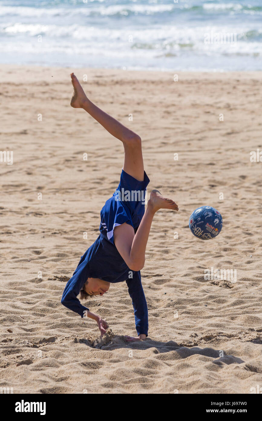 Headstand Kid High Resolution Stock Photography and Images - Alamy