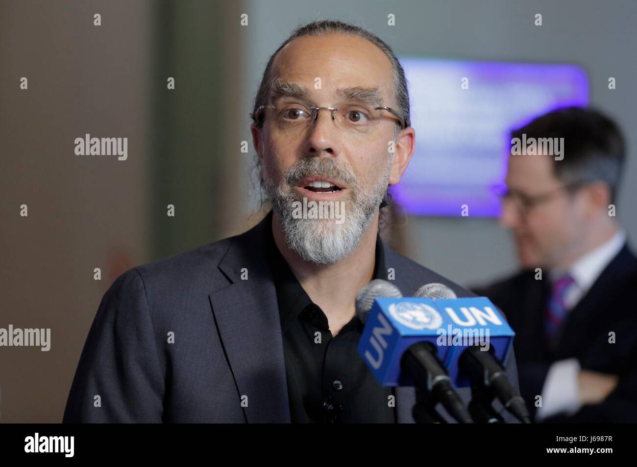 United Nations, New York, USA, May 17 2017 - Astro Teller, Chief ...