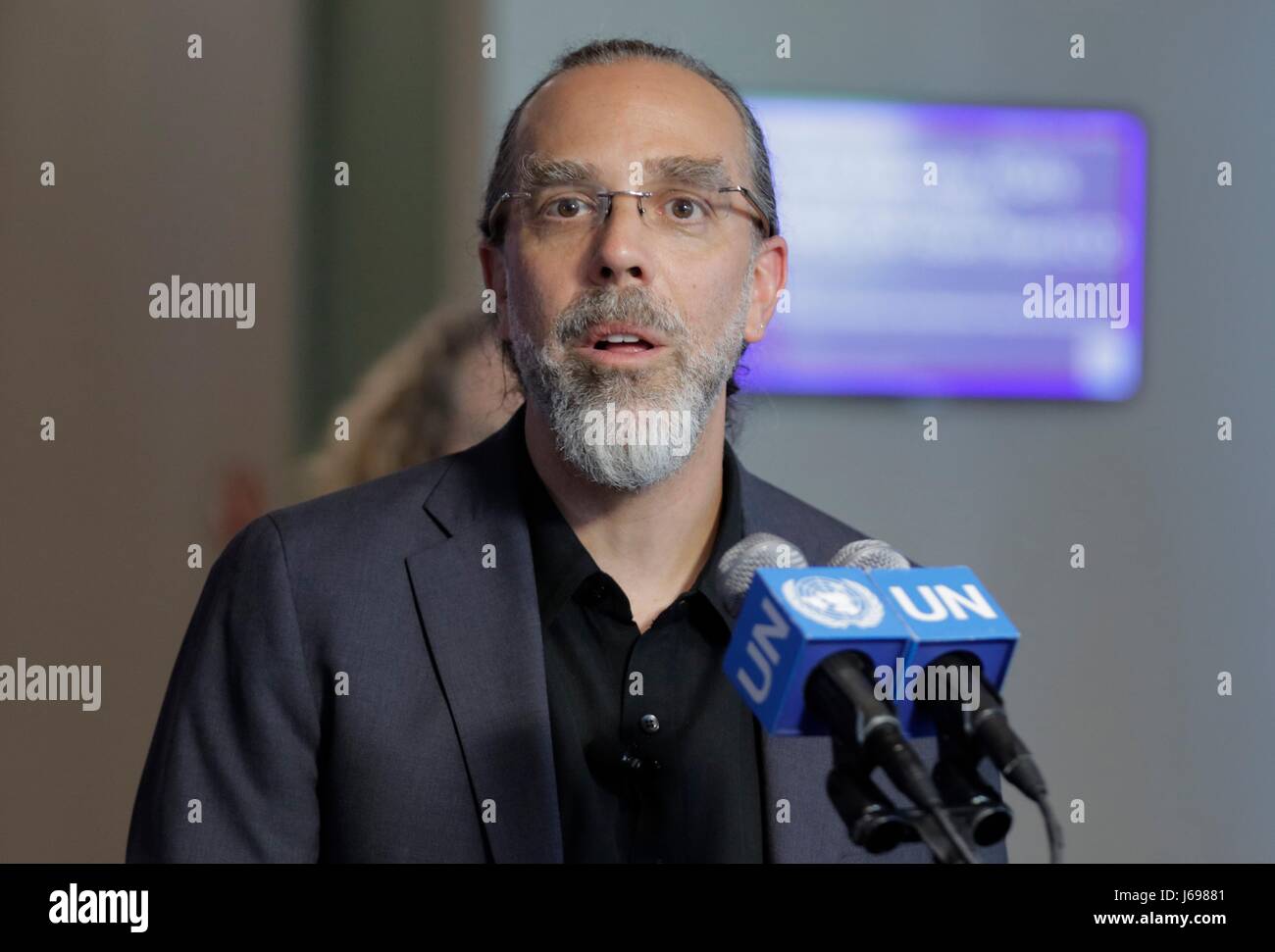 United Nations, New York, USA, May 17 2017 - Astro Teller, Chief ...